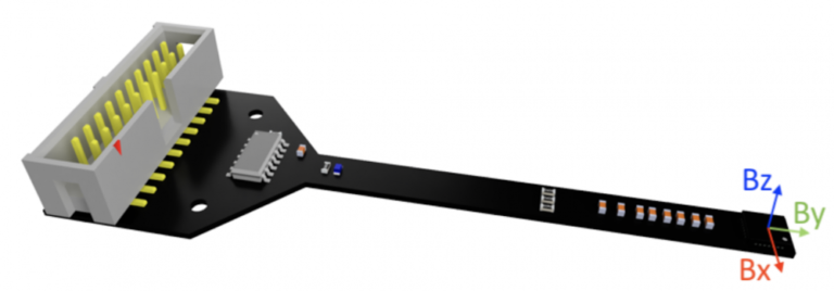 3D HALL sensor - 3-Axis Hall Magnetic Sensor SENM3Dx - SENISENS AG